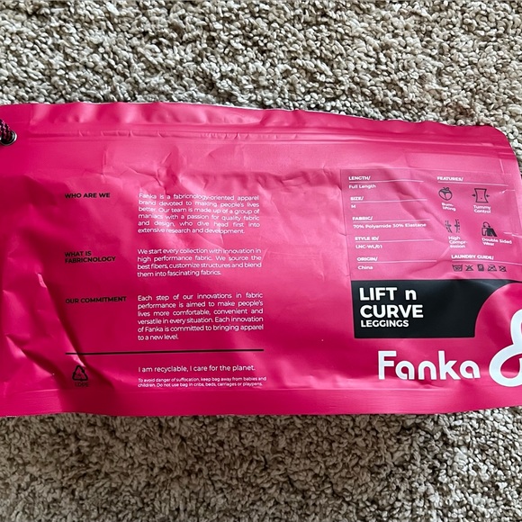 Fanka | Pants & Jumpsuits | Fanka Body Sculpt Leggings Reversible Wear | Poshmark
